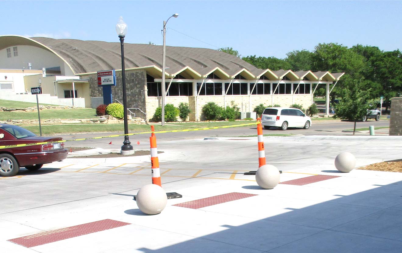 Concrete Construction at Winfield Library | Encore Pavement